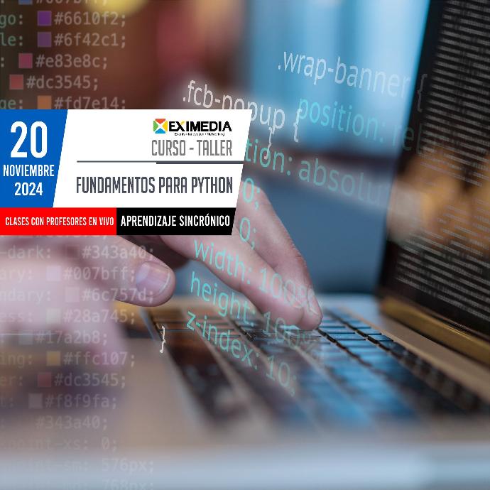 Curso Taller Fundamentos Para Python Eximedia 3439
